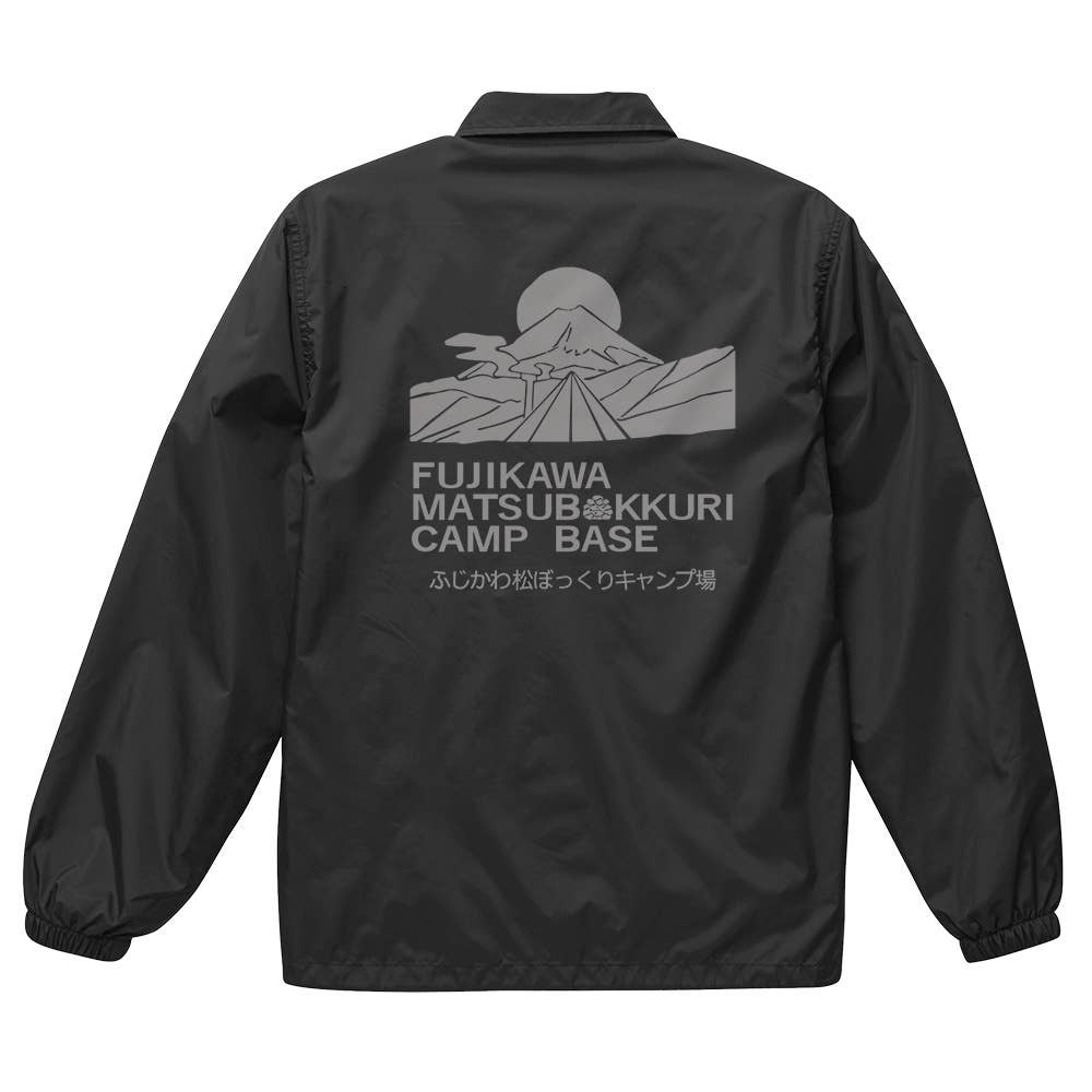 Laid-Back Camp: Fujikawa Matsubokkuri Camp Base Coach Jacket BLACK L ...