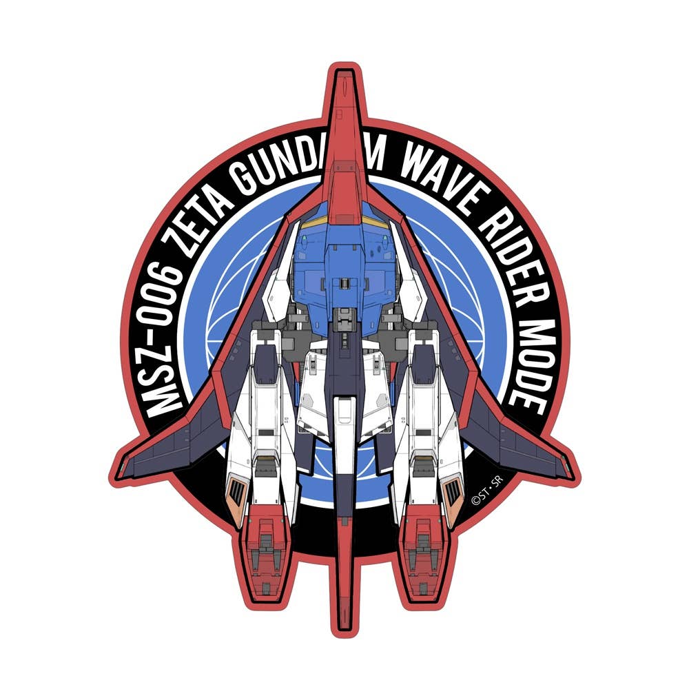Zeta Gundam: Drawing Wave Rider Sticker | HLJ.com