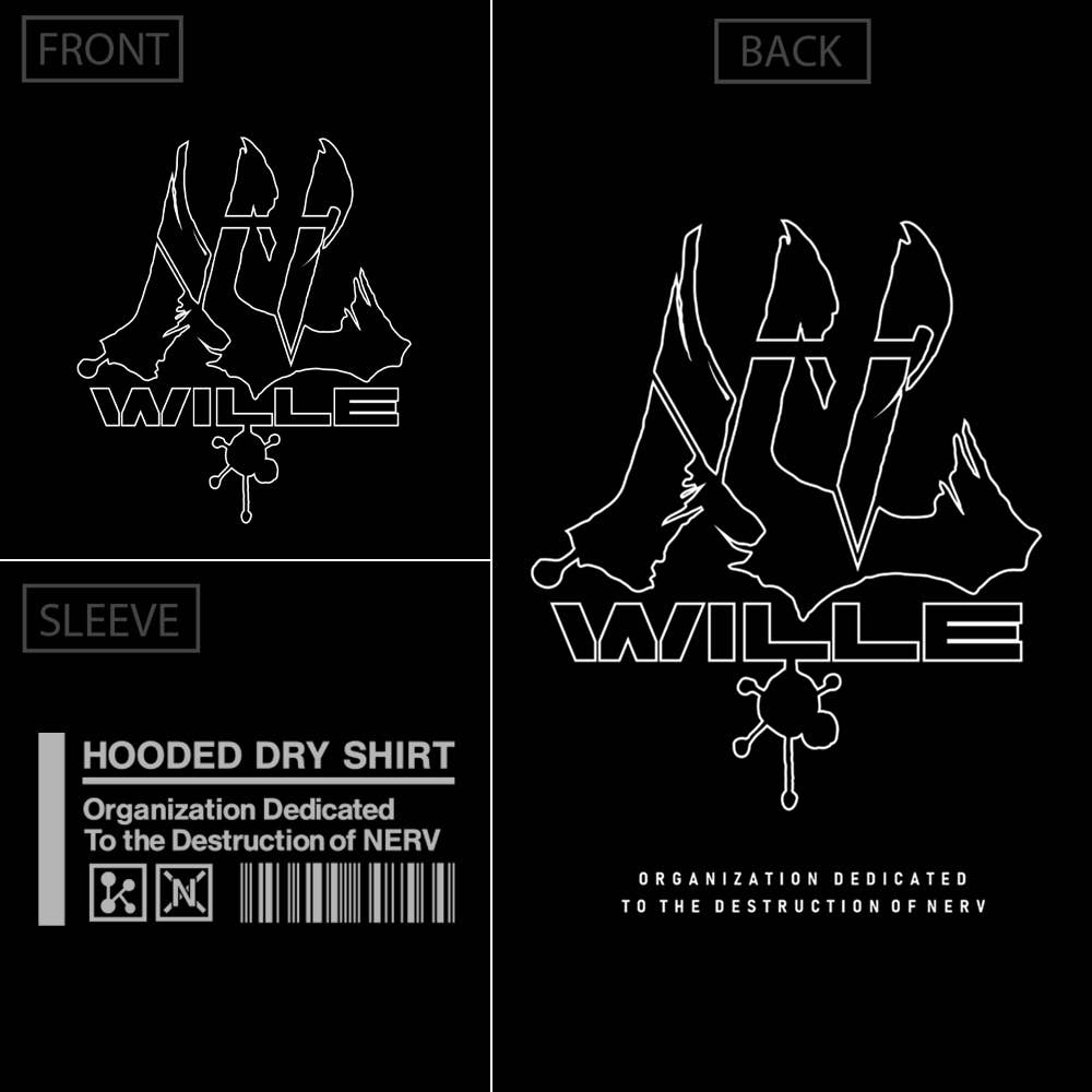 EVANGELION: WILLE Thin Dry Hoodie BLACK M | HLJ.com