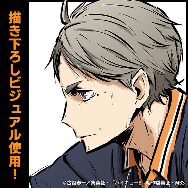 Haikyu!!: Koshi Sugawara Acrylic Stand (Large) Fighting Spirit for ...