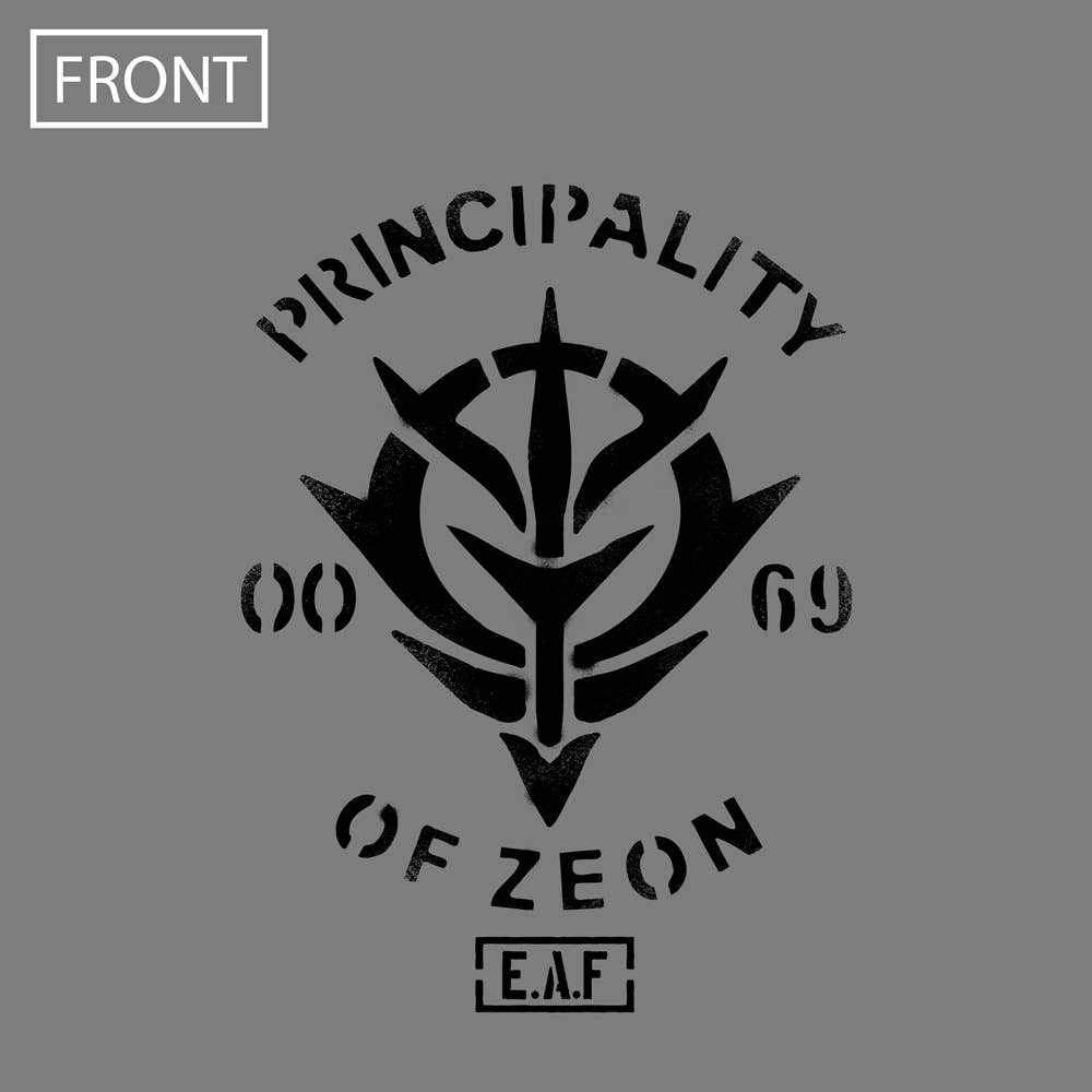 Mobile Suit Gundam: Zeon Earth Forces Heavyweight T-Shirt / Mix Gray-Xl ...
