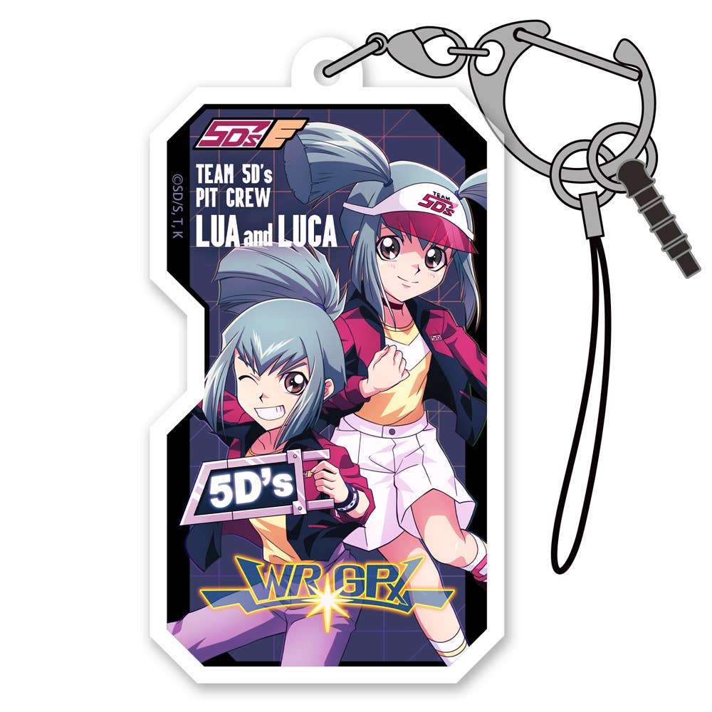 Yu-Gi-Oh 5D's: Newly Drawn Leo & Luna Acrylic Multi Key Chain Off-shot ...
