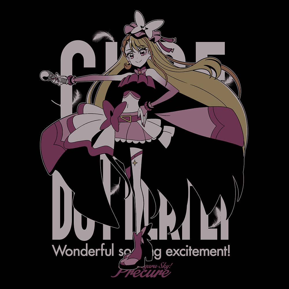 Hirogaru Sky! Pretty Cure: Cure Butterfly T-shirt BLACK XL | HLJ.com