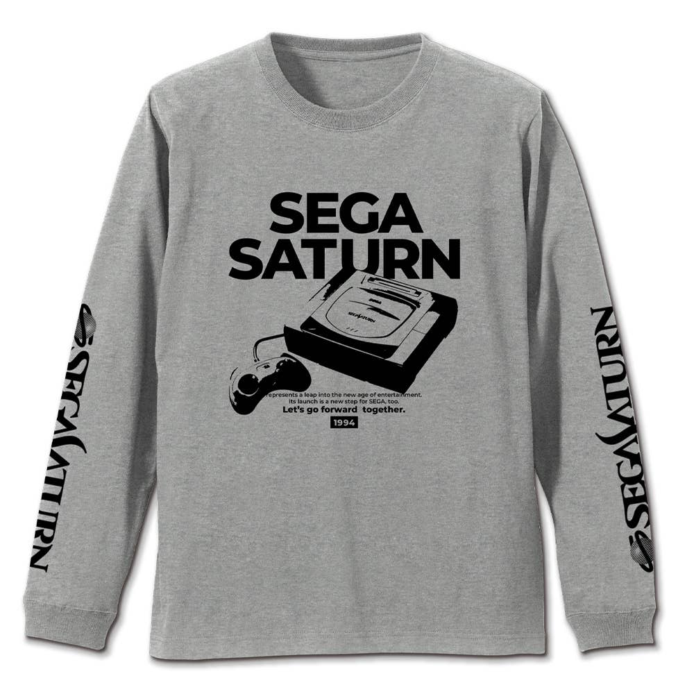 Sega Saturn Ribbed Long Sleeves T-shirt MIX GRAY M | HLJ.com