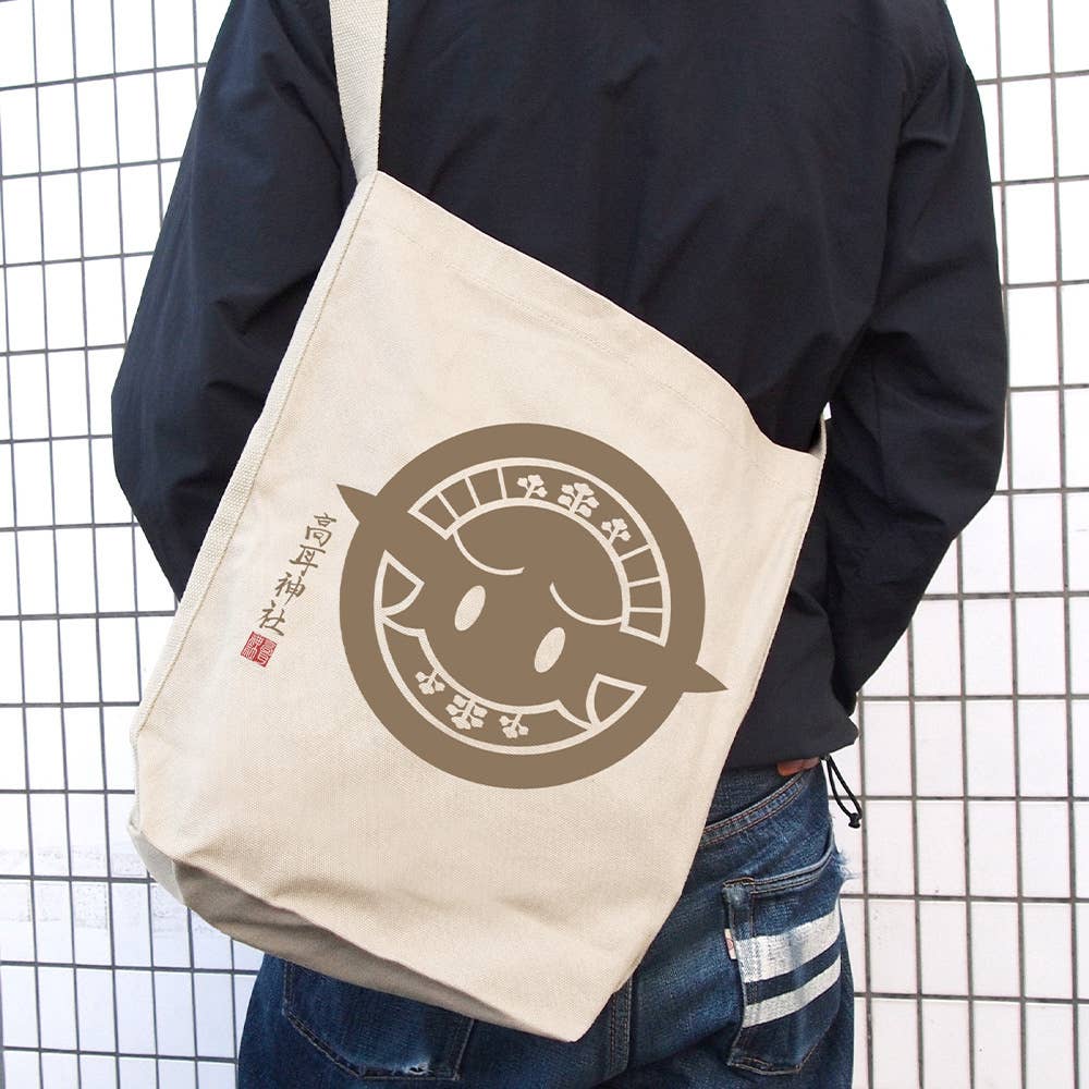 Otaku Elf: Takamimi Shrine Company Crest Shoulder Tote NATURAL | HLJ.com