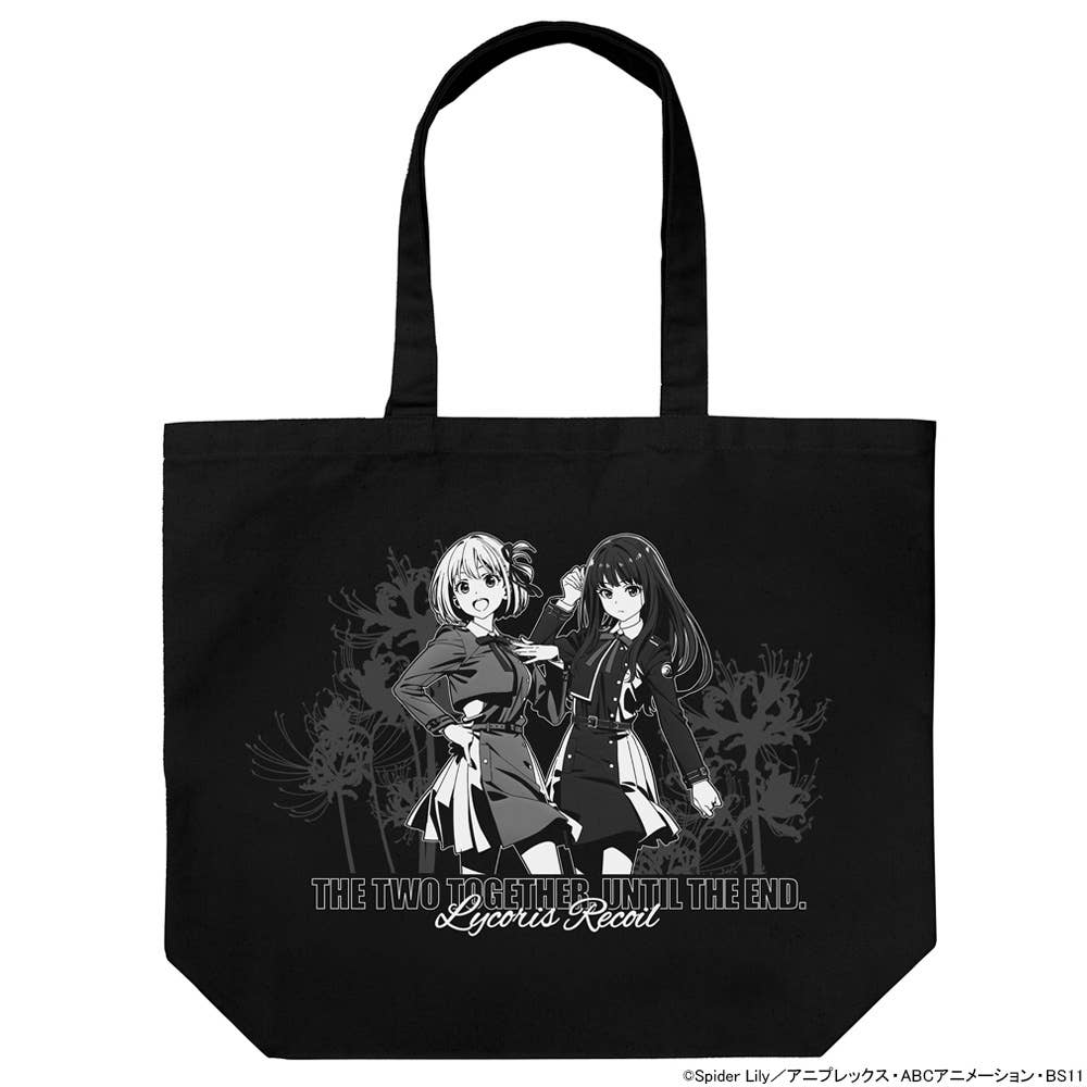 Licorice Recoil: Chisato & Takina Large Tote/BLACK | HLJ.com