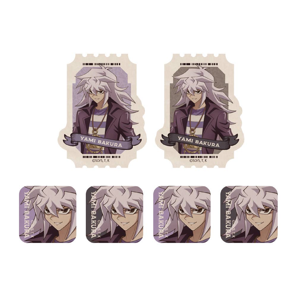 Yu-Gi-Oh! Duel Monsters: Newly Drawn Yami Bakura Mini Sticker Set, Off ...