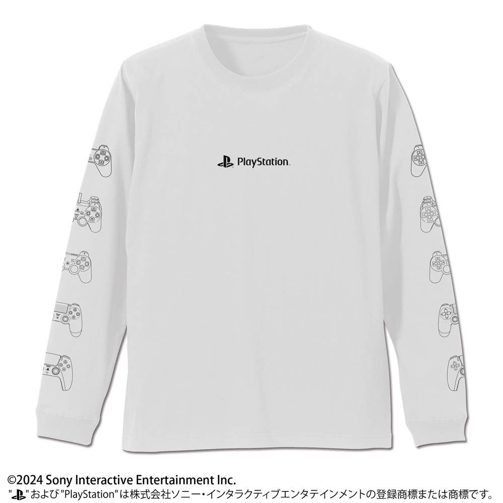 PlayStation: Ribbed Long Sleeve T-Shirt for PlayStation Controller Line ...