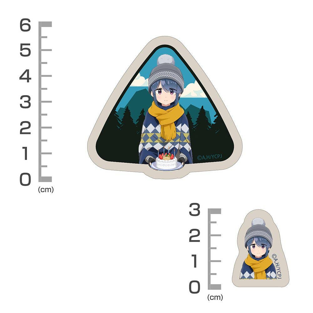 Yuru Camp Season 3: Original Illustration Rin Shima Mini Sticker Set ...