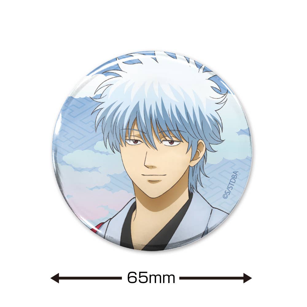 Gintama.: Original Illustration Gintoki Sakata 65mm Can Badge ...