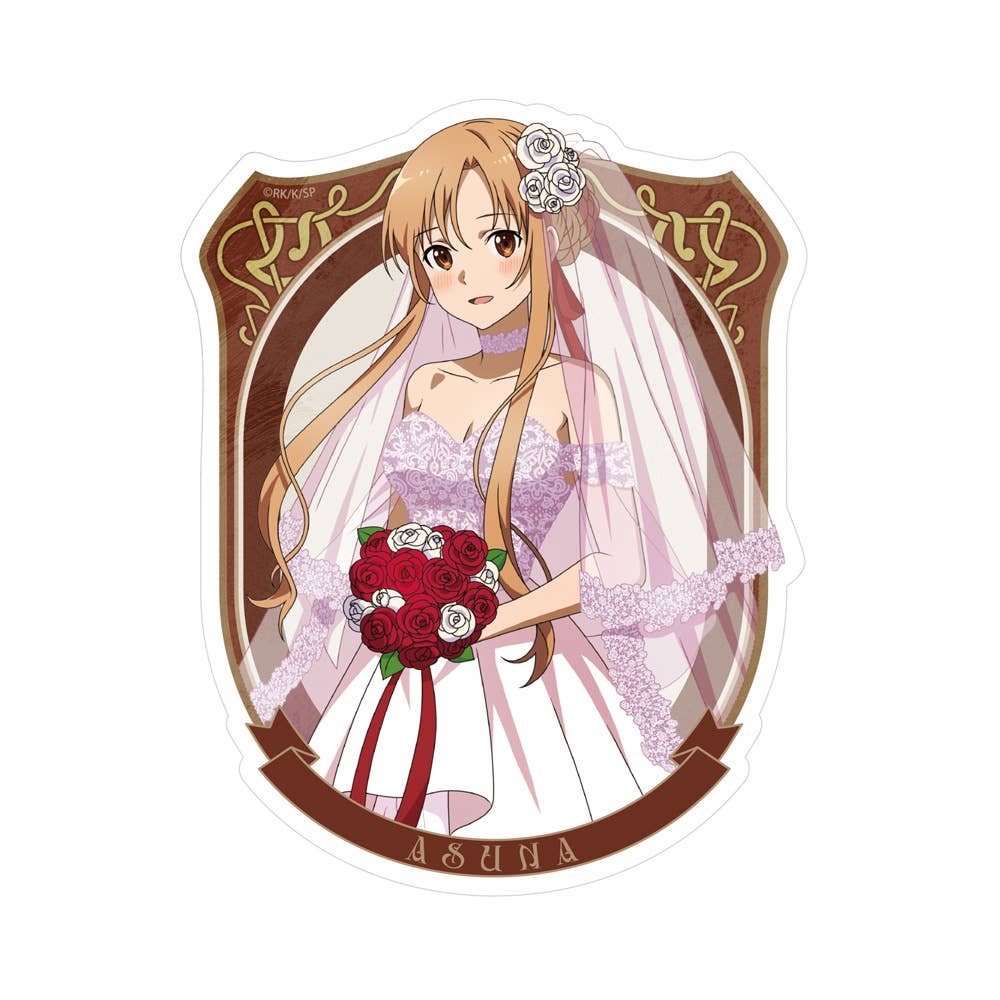 Sword Art Online: Original Illustration Asuna Outdoor Sticker Wedding ...