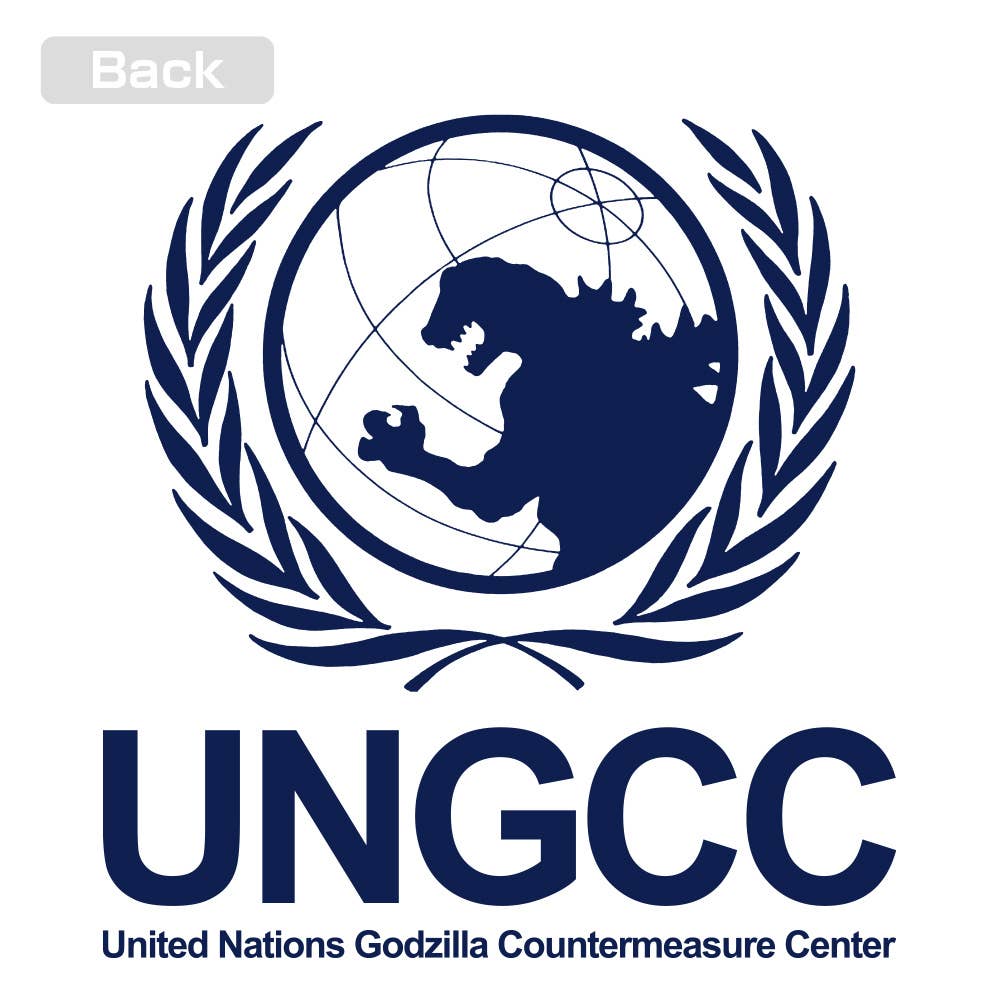 Godzilla: United Nations G Countermeasures Center Logo Dry T-Shirt ...