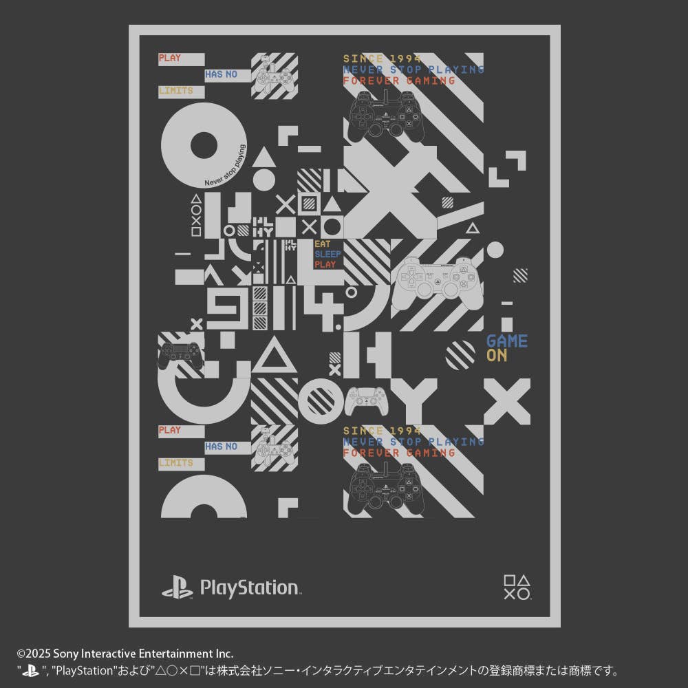 Playstation: T-Shirt For Playstation Typographic Lifeforms Ver. / Sumi ...
