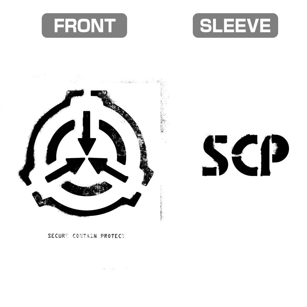 Scp Foundation: Stencil Logo T-Shirt / White-Xl | HLJ.com