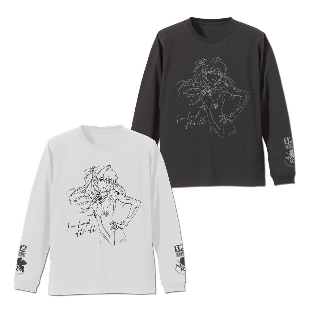 Evangelion: Shikinami Asuka Langley Ribbed Long Sleeve T-Shirt / White ...