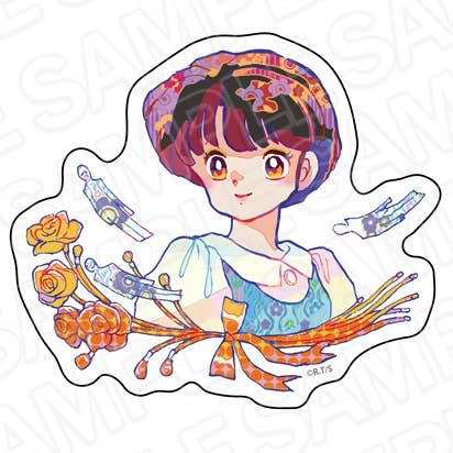 Ranma 1-2: Die-Cut Sticker PALE TONE series Akane Tendo | HLJ.com