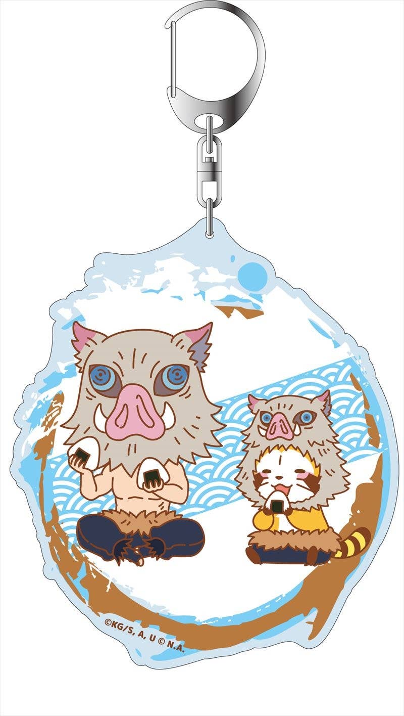 Demon Slayer: Kimetsu no Yaiba x Rascal: Big Keychain Inosuke Hashibira ...