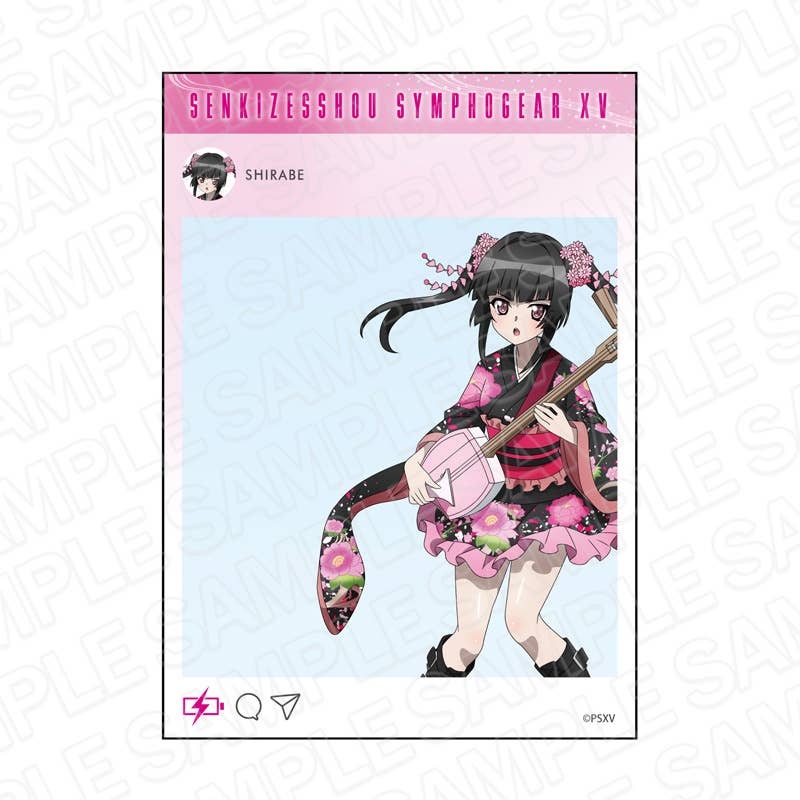 Symphogear XD UNLIMITED: SNS Style Acrylic Frame Shirabe Tsukuyomi ...