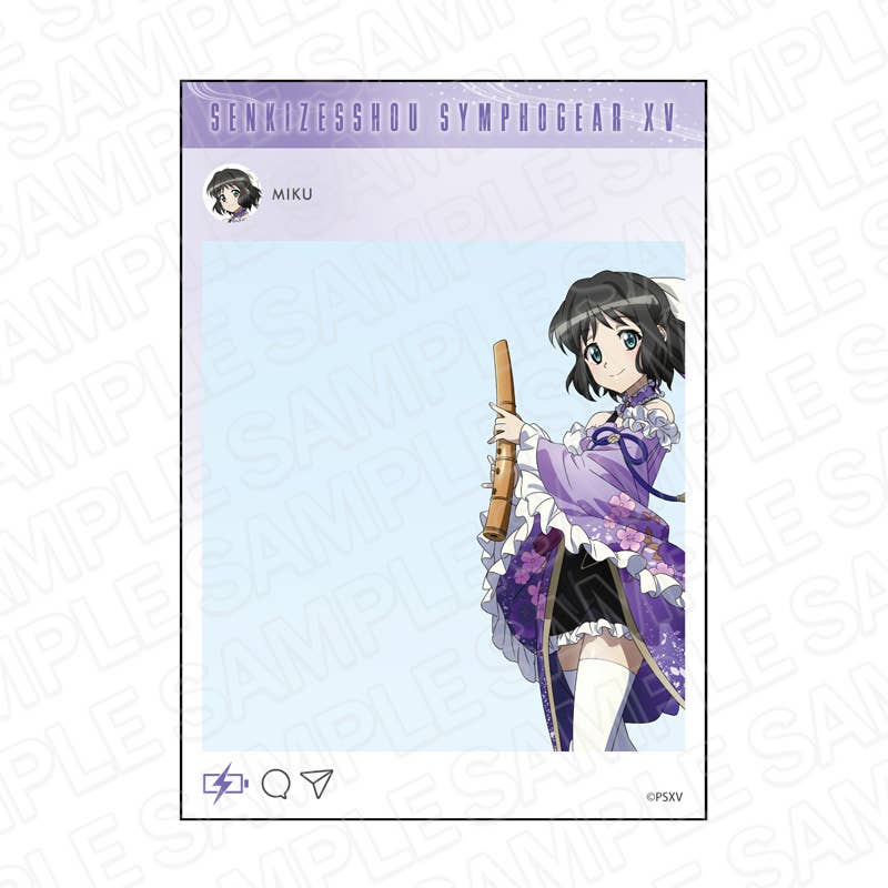 Symphogear XD UNLIMITED: SNS Style Acrylic Frame Miku Kohinata Japanese ...