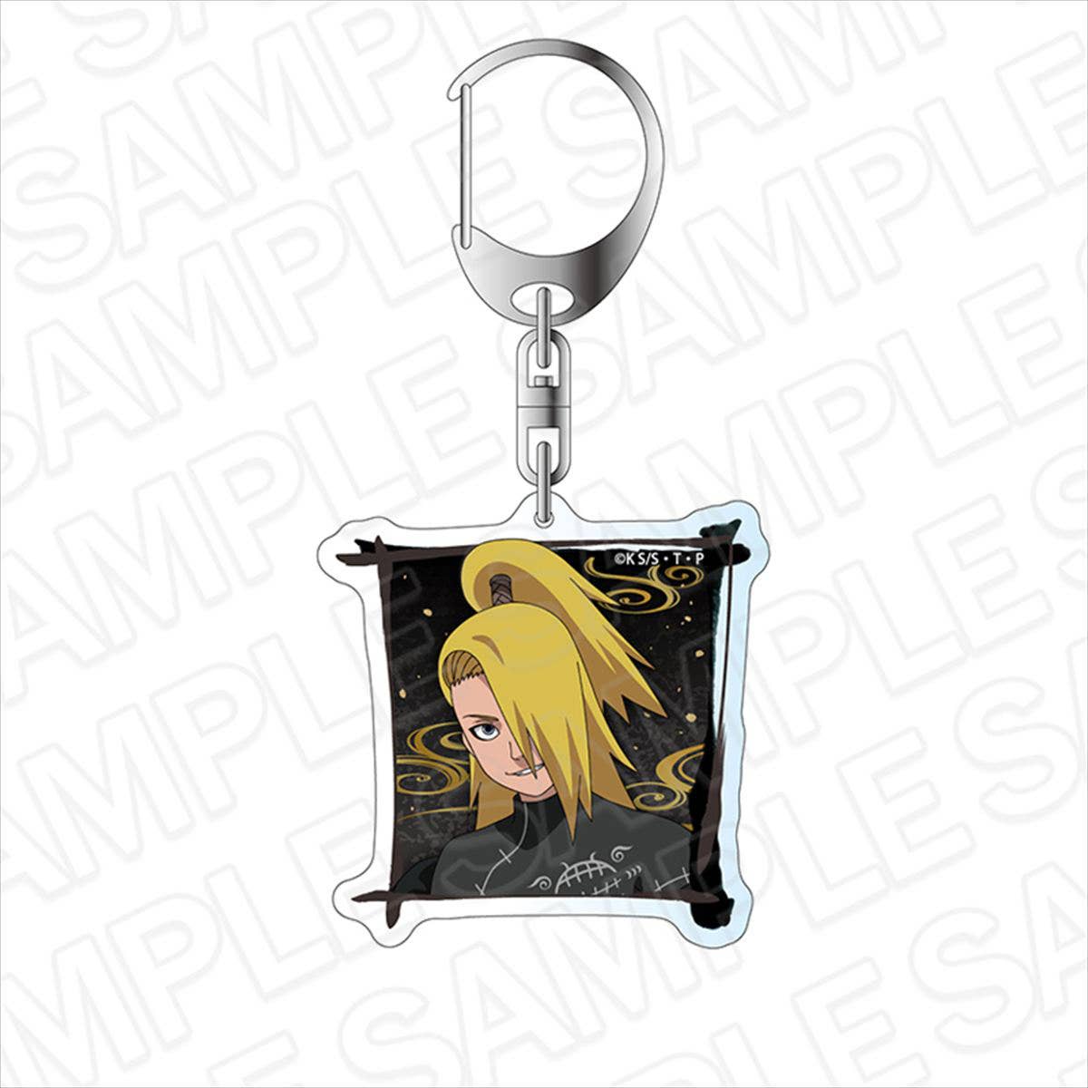 Naruto Shippuden: Acrylic Key Chain Deidara Black Coordination Ver ...