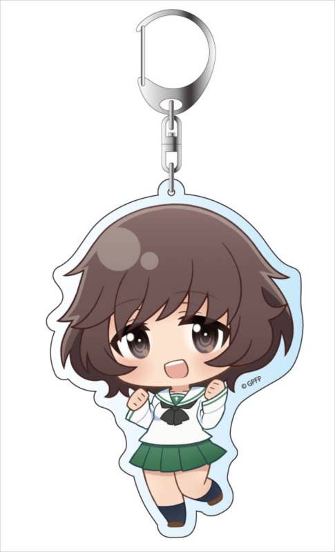 Girls und Panzer Puni Character Big Keychain Yukari Akiyama | HLJ.com