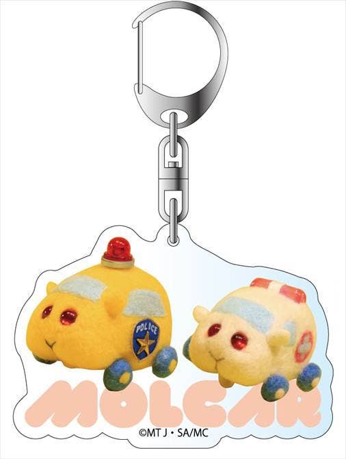 Pui Pui Molcar: Acrylic Keychain Patrol Molcar / Emergency Molcar | HLJ.com