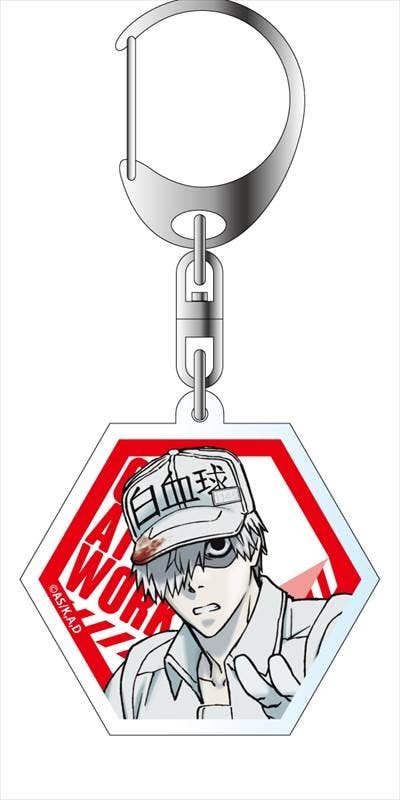 Cells at Work!: Acrylic Keychain White Blood Cell (Neutrophil) | HLJ.com