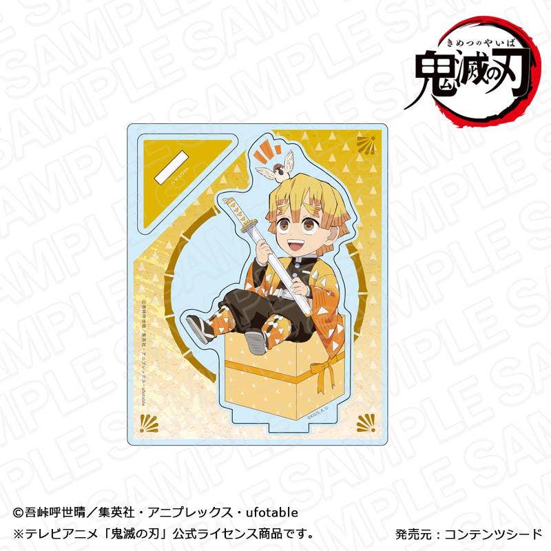 Demon Slayer: Kimetsu no Yaiba: Acrylic Stand Zenitsu Agatsuma Charapre ...