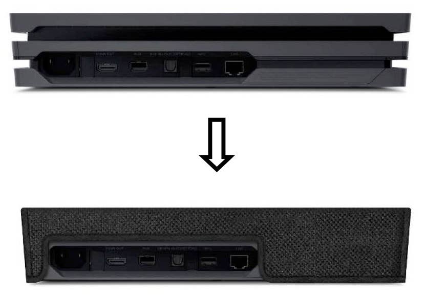 PS4 Body Dust Prevention Cover PS4Pro black | HLJ.com