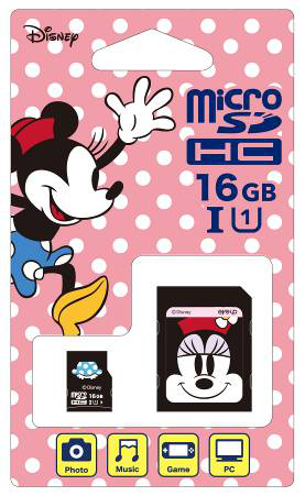 Nintendo Switch: Disney microSD Card & Adapter Set 16GB Minnie Mouse ...