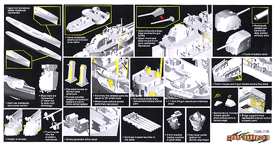 USS Laffey DD-459 1942 2-Ship Set | HLJ.com