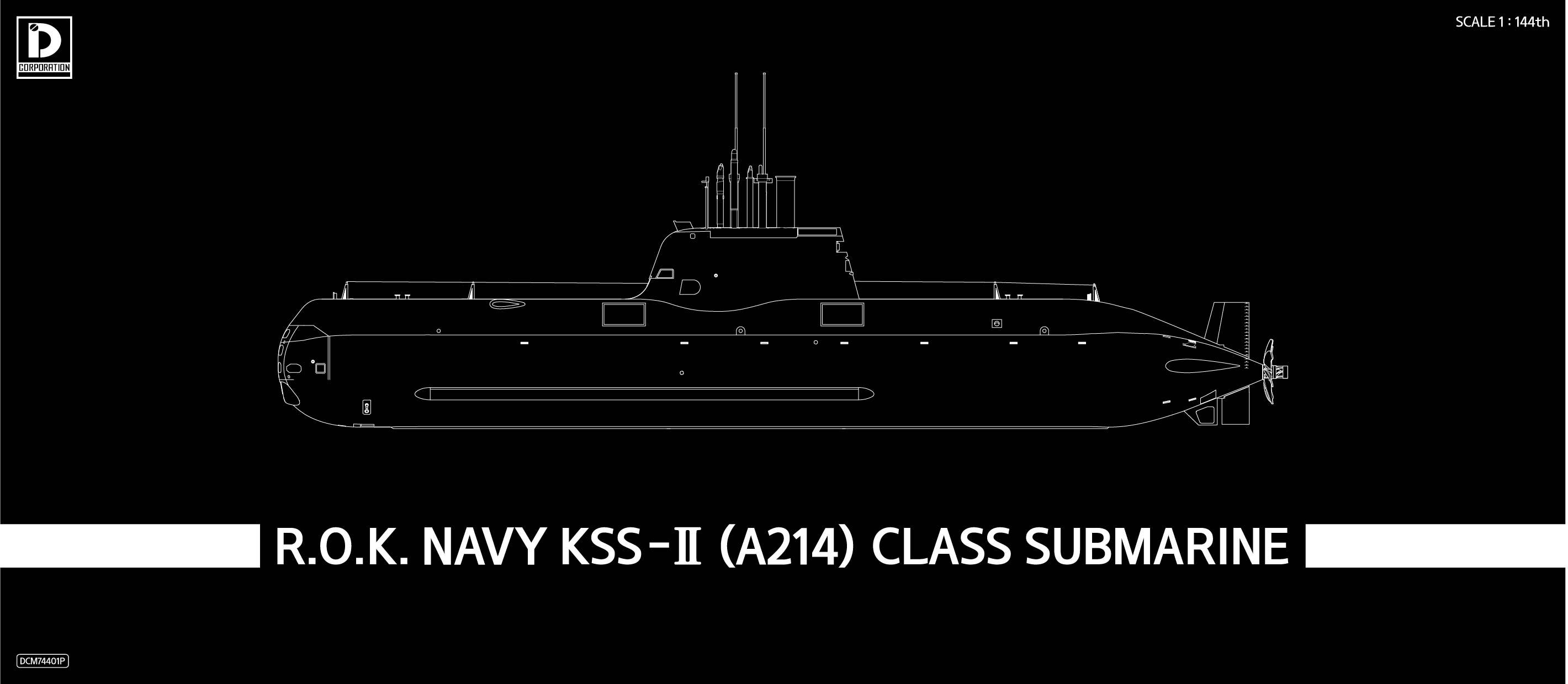 ROKN A214 (SS-072) Class Submarine | HLJ.com