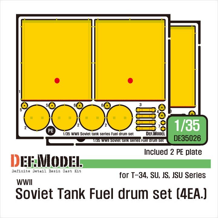 WWII Soviet Tank Fuel Drum Set (4ea.) | HLJ.com