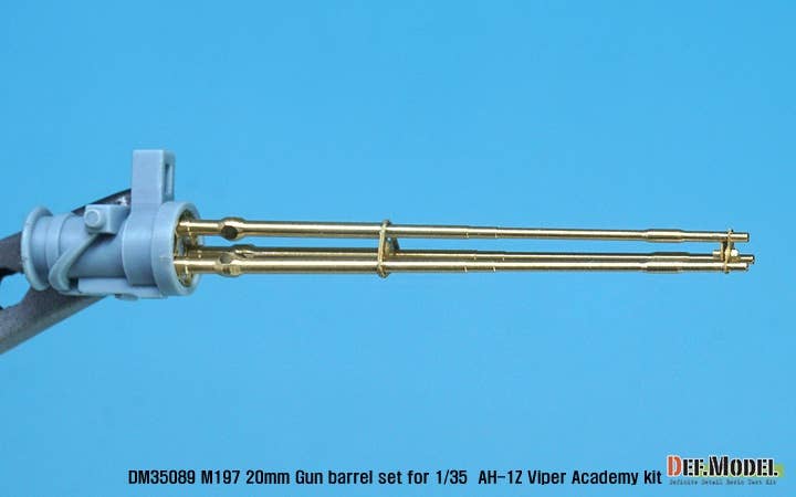 USMC M197 152mm Gun Metal Barrel Set (for 1/35 AH-1Z Viper Academy Kit ...