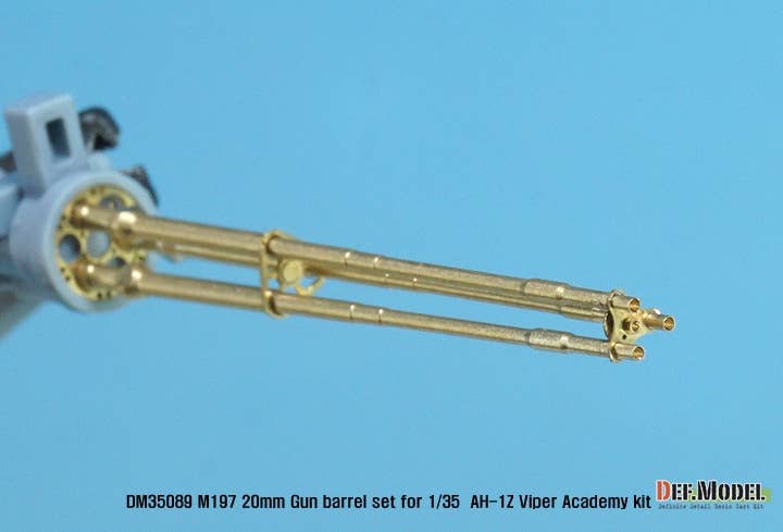 USMC M197 152mm Gun Metal Barrel Set (for 1/35 AH-1Z Viper Academy Kit ...