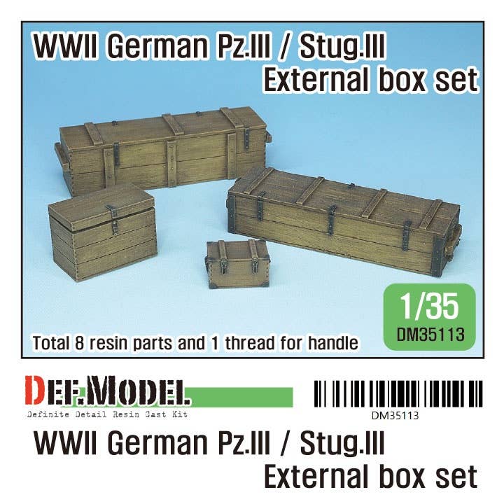 WWII German Army III Australian Tank / Wooden Outer Box Set for ...