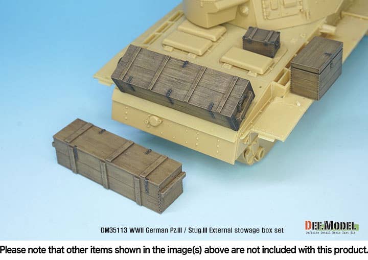 WWII German Army III Australian Tank / Wooden Outer Box Set for ...