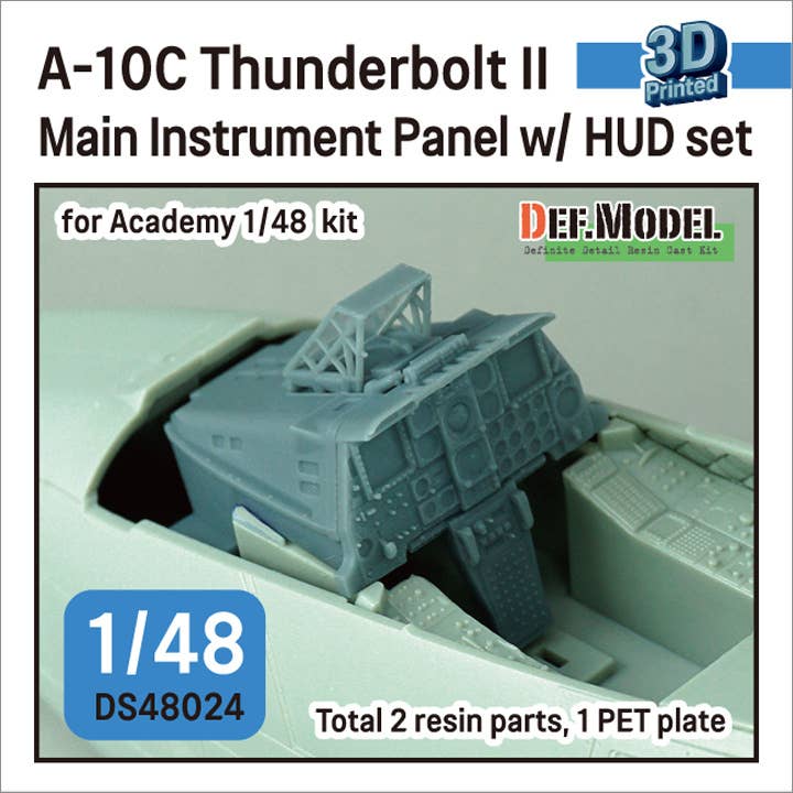 A-10C Thunderbolt II Main Instrument Panel w/ HUD set for Academy | HLJ.com
