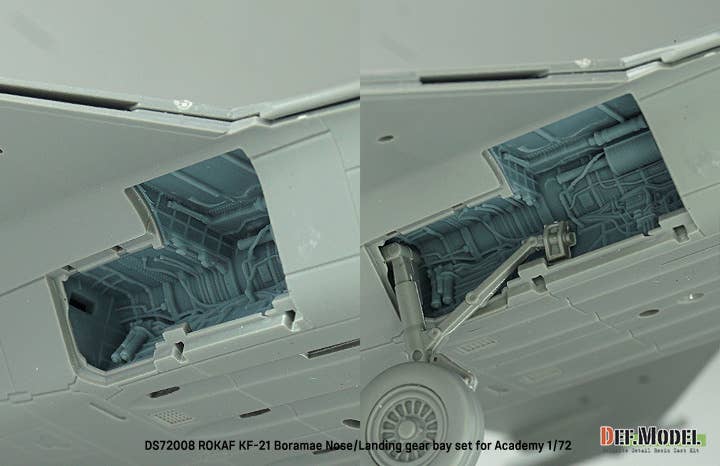 ROKAF KF-21 Boramae Nose/Landing gear bay set (for Academy) | HLJ.com