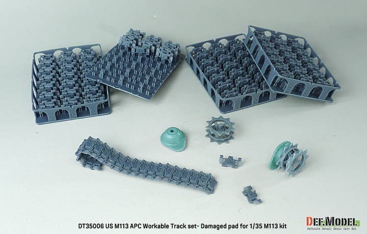 US M113 APC Workable Track set - Damaged pad (for M113 kit) | HLJ.com