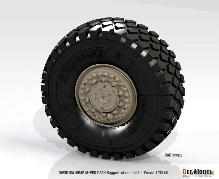 US MRAP M-pro Dash Sagged Wheel set (Panda) | HLJ.com
