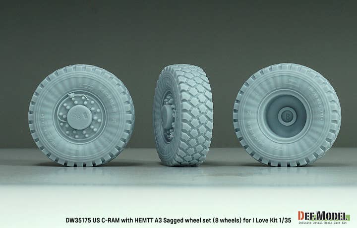 US C-RAM with HEMTT A3 Sagged wheel set - Michelin 395/85R20 XZL+ (8 ...
