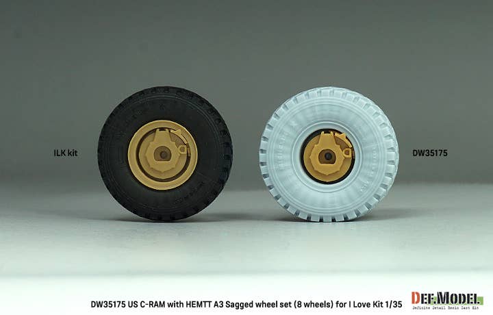 US C-RAM with HEMTT A3 Sagged wheel set - Michelin 395/85R20 XZL+ (8 ...