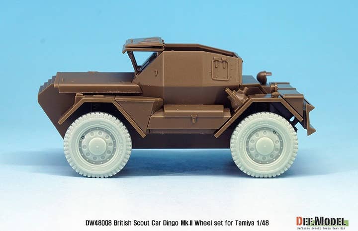 British Armored Scout Car DINGO Mk.II Wheel Set for Tamiya | HLJ.com