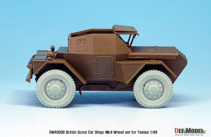 British Armored Scout Car DINGO Mk.II Wheel Set for Tamiya | HLJ.com