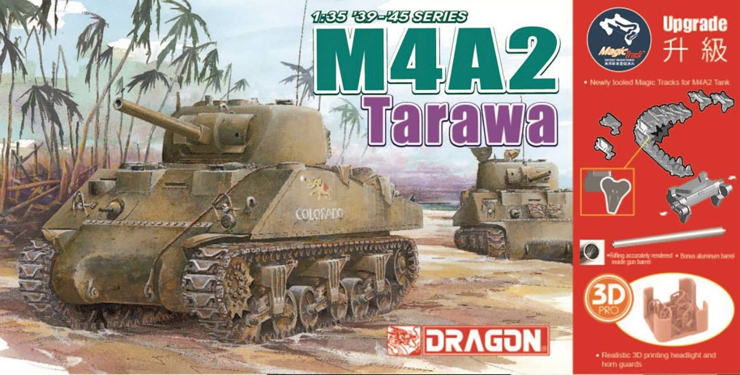 WW.II US Army M4A2 Sherman Tarawa 1942 with Magic Track | HLJ.com