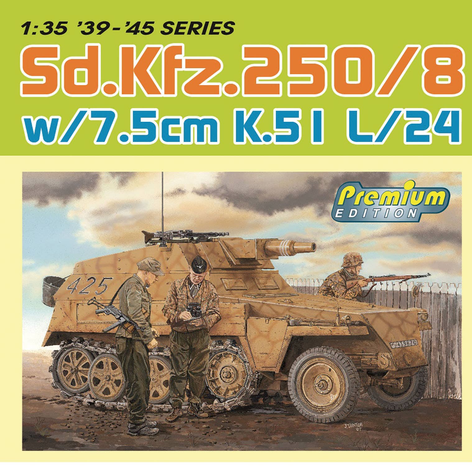 WW.II German Army Sd.Kfz.250/8 Neu 7.5cm Gun Mounted Magic Track ...