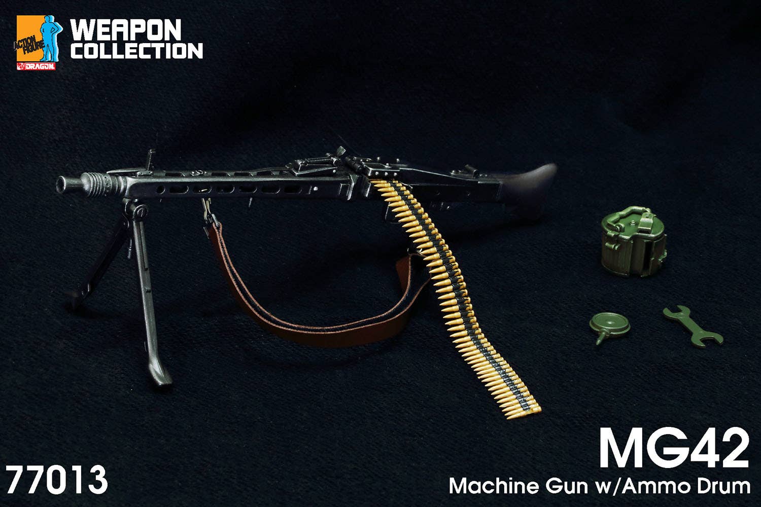 WW.II German Army MG42 Machine Gun with Drum Magazine Completed Product ...