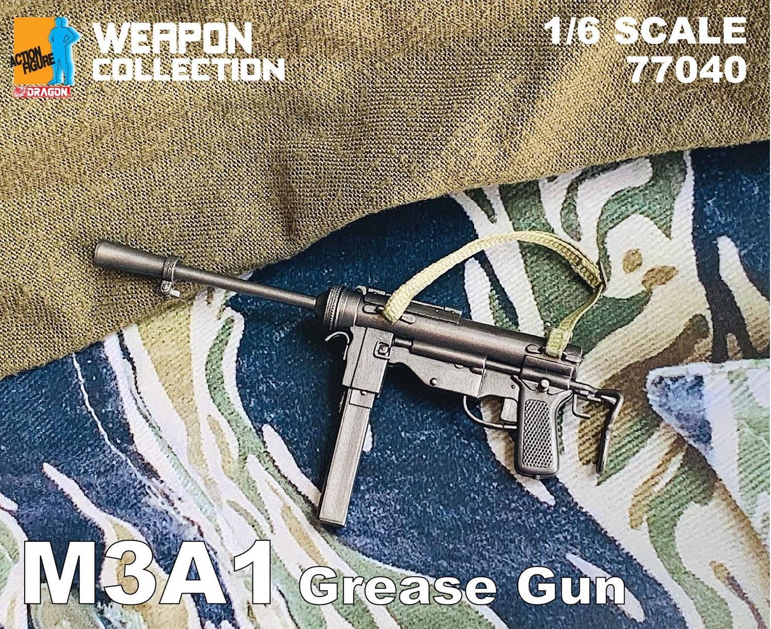 US Army M3A1 Submachine Gun for Action Figures (Finished Product) | HLJ.com