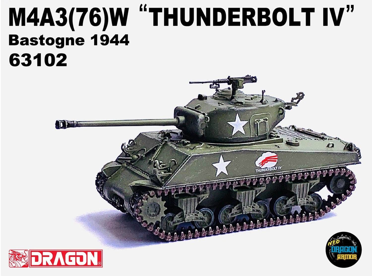 WW.II US Army M4A3(76)W Sherman Thunderbolt IV Bastogne 1944 Finished Product | HLJ.com